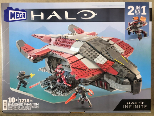 Mattel MEGA Halo Banished Phantom - 1214 Pieces (HHC43) for sale online ...
