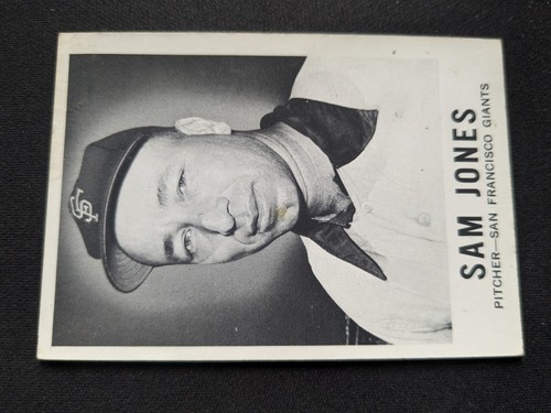 1960 Leaf Baseball Card # 14 Sam Jones - San Francisco Giants (VG/EX ...