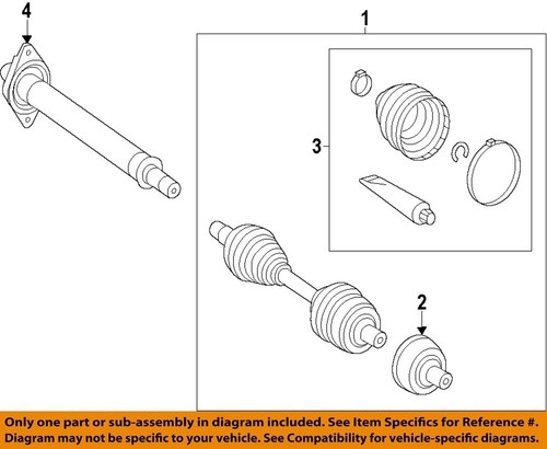MERCEDES OEM 14-18 CLA250 Drive-Front Suspension-Axle Assembly Right ...