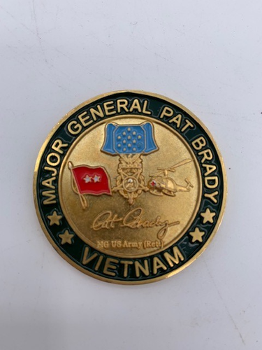 Maj Gen Pat Brady Medal Of Honor Vietnam Challenge Coin | eBay UK