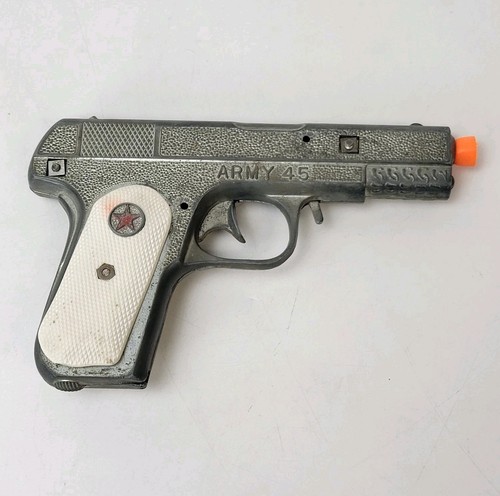 ANTIQUE HUBLEY "ARMY 45" DIECAST CAP GUN 1945 | eBay