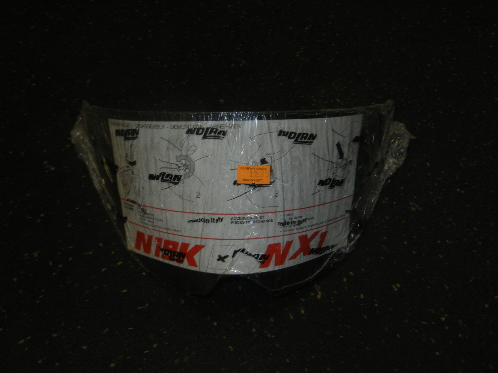 Vintage Motorcycle Helmet Face Shield N19K Honda Nolan 2 | eBay