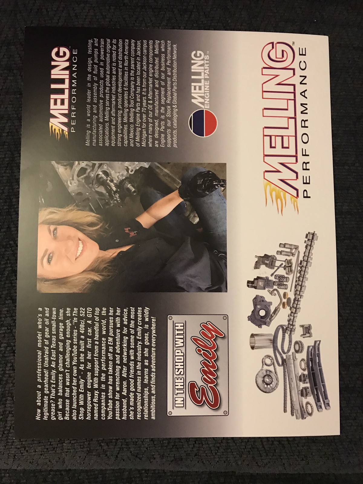 Emily Reeves Signed Promo Card 2018 PRI Autographed Flying Sparks ...