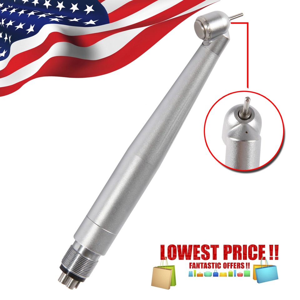 Yabangbang Dental 45 Degree Surgical High Speed Handpiece Push Button ...