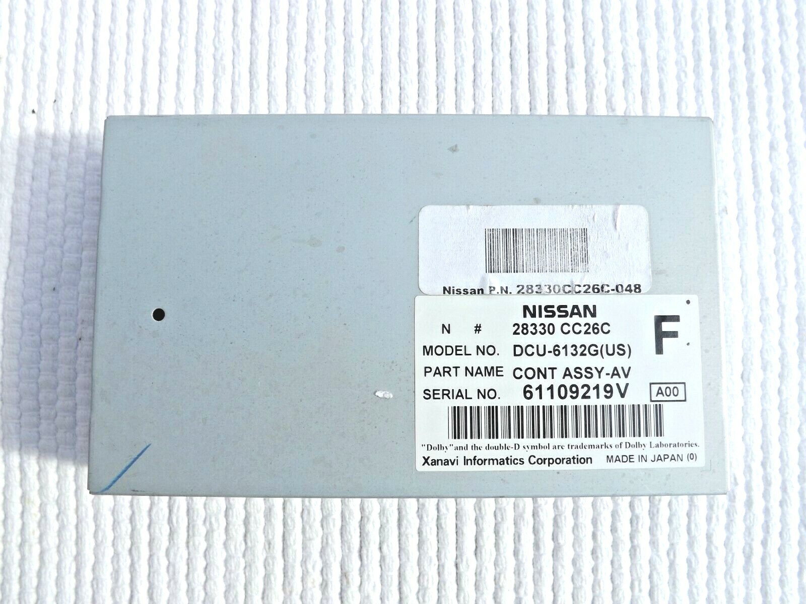 2007 2008 Nissan Armada Titan Maxima OEM audio video AV module #28330 ...