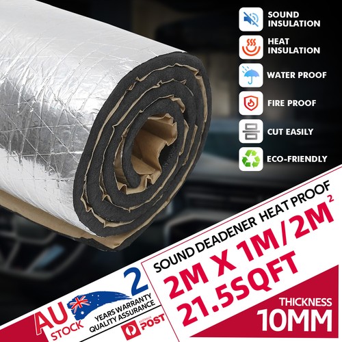 2㎡ Car Sound Deadening Insulation Heat Barrier Noise Water Proof ...