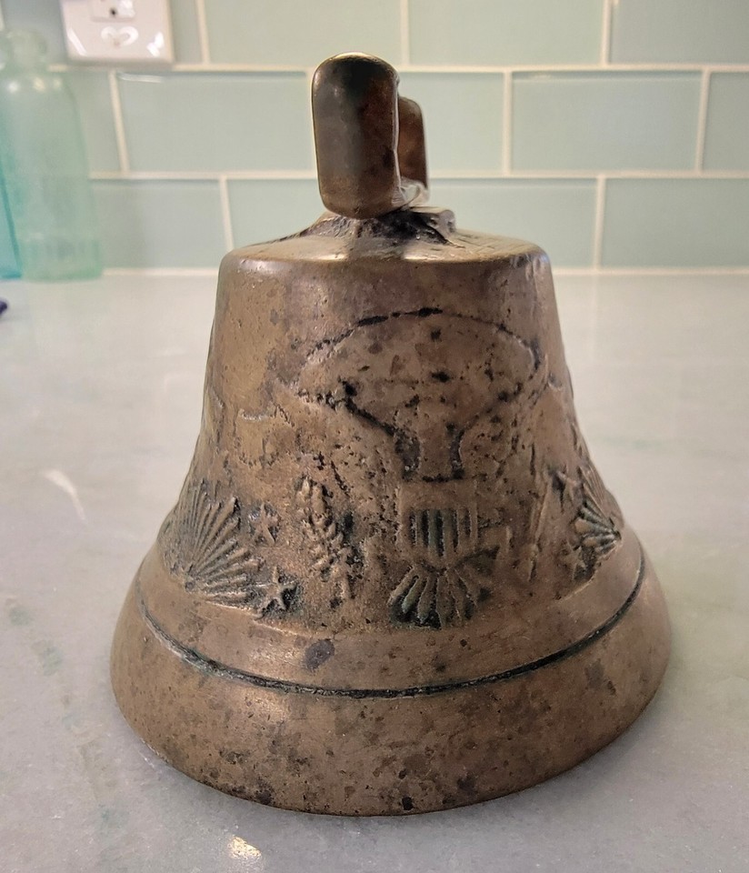 Vintage US Army Camel Corps Brass Neck Bell | eBay