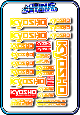 KYOSHO MODEL RC CAR DRONE BOAT BUGGY MINI Z STICKERS DECALS ROBOT R/C ...