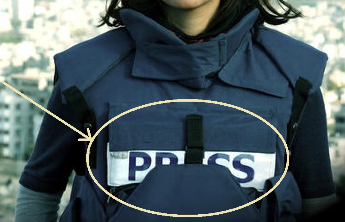 Conflict War Theater TV NEWS MEDIA PRESS 11" Reporter Patch for ...