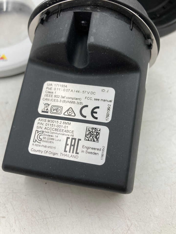 Axis M3015 2.8mm Network Security Camera Working | eBay