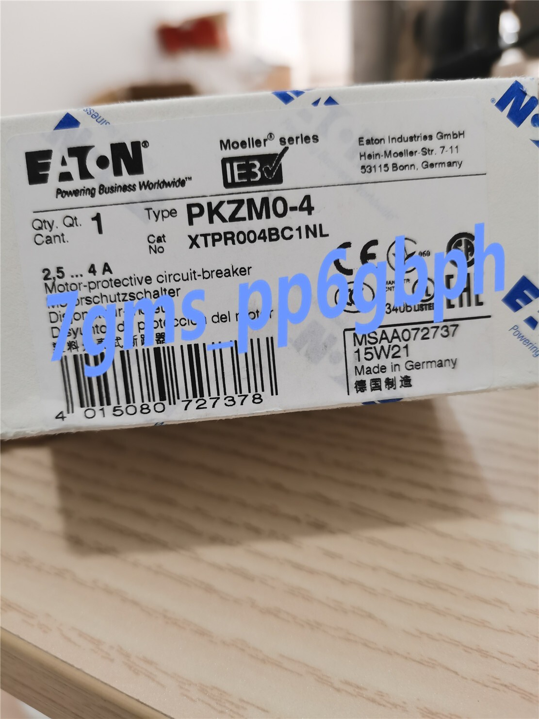 1 PCS NEW IN BOX EATON Muller Circuit Breakers PKZM0-4 | eBay