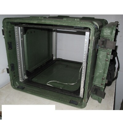 Rackmount 09U x24 ECS Legacy Composite Shock Mount Rack Case Shockmount ...