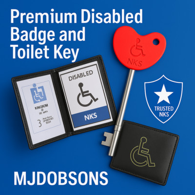 Disabled Key and Badge Holder Wallet PARKING DISABILITY | eBay UK