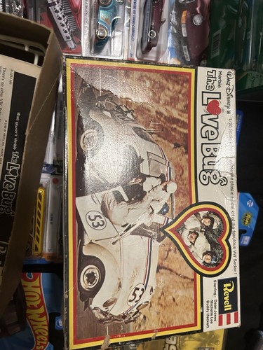 Walt Disney's Herbie The Love Bug Vintage Revell Model Kit - Junkyard ...