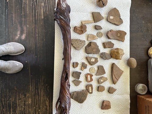 indian artifacts pre 1600 Skinning, Pottery, Cooking Tools Etc. | eBay