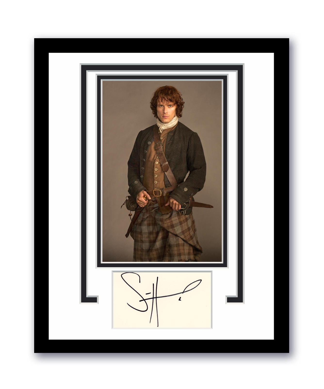 Outlander Sam Heughan Autographed Signed 11x14 Framed Photo ACOA | eBay