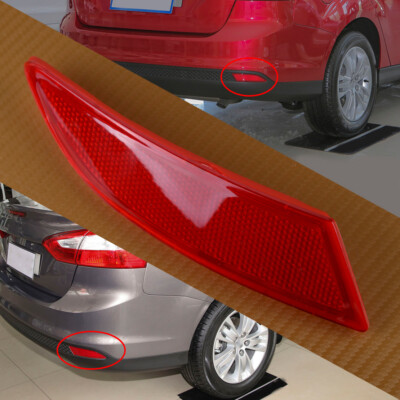 Car Rear Right Bumper Reflectors Tail Warning Light Fit for Ford Focus ...