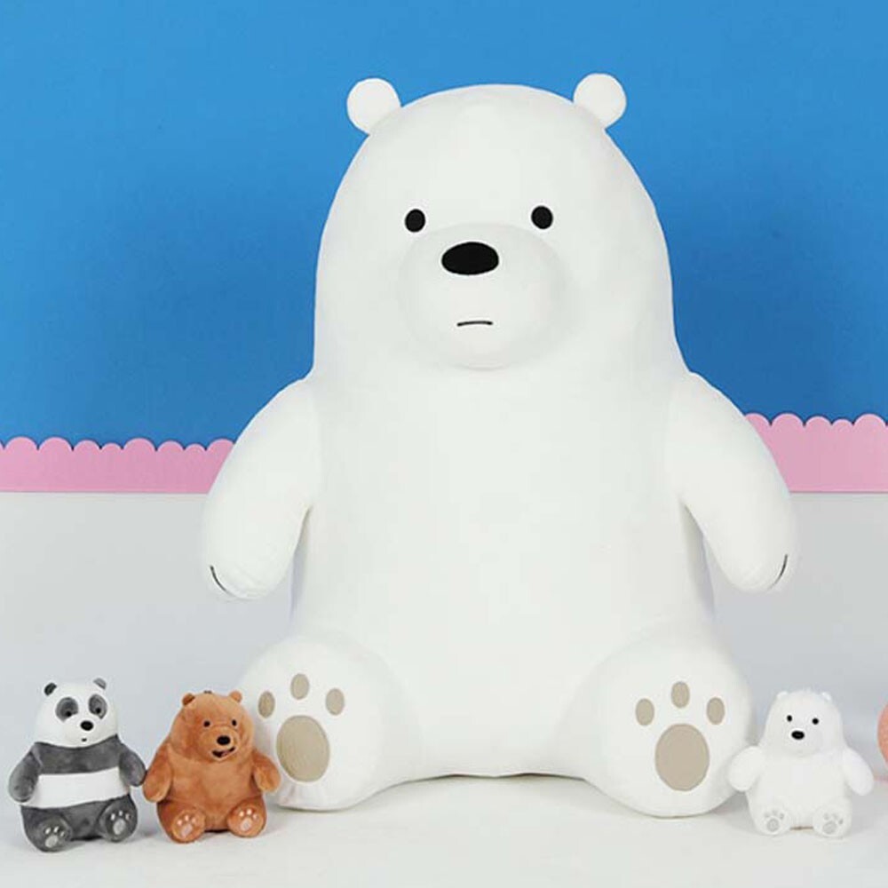 We bare bears Ice Bear Sitting 35in Plush Toy Stuffed Animals Character ...