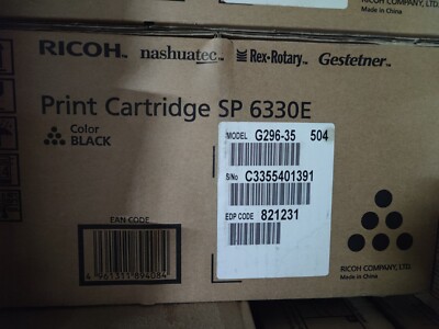 Toner Original Ricoh SP 6330E Noir Pour Sp6330 6330N | eBay