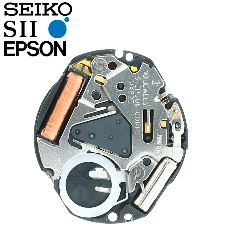 New Japan Seiko SII / TMI / Epson VX82 Watch Movement, 6 3/4 x 8, 3 ...