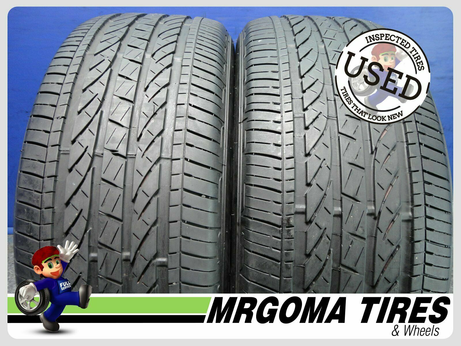 2 BRIDGESTONE DUELER H/P BMW X3 245/50/19 USED TIRES 64% LIFE BMW OEM ...