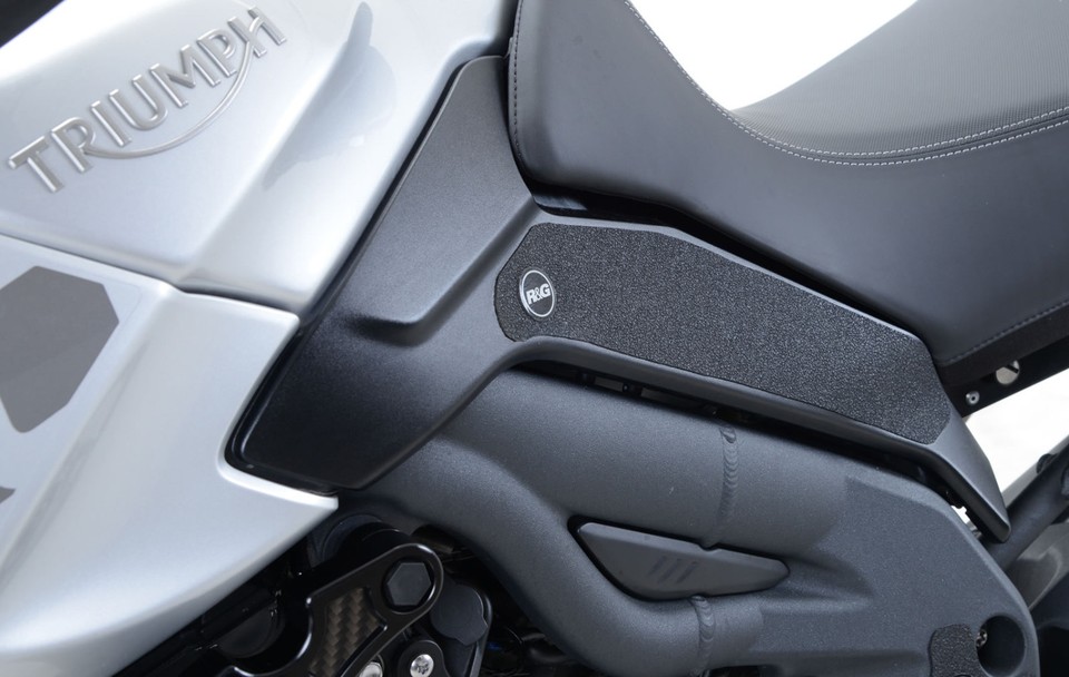R&G BLACK TANK TRACTION EAZI GRIP PADS Triumph Tiger Sport 1050 2016 ...