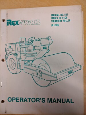 Manuals & Books - Roller Operators