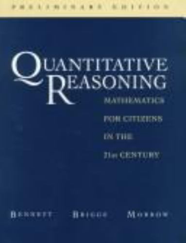 Quantitative Reasoning: Mathematics for Citizens in the 21st Century ...