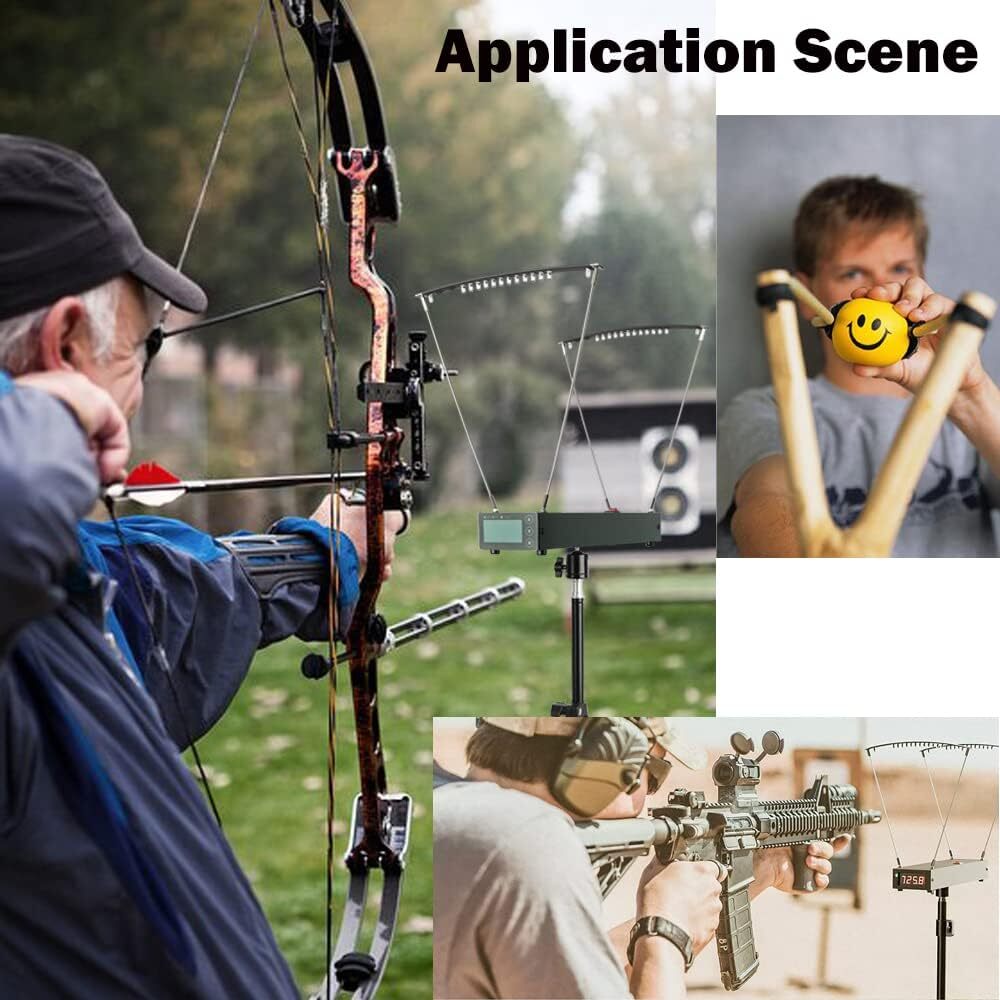 Bullet Bow Arrow Velocity Shooting Speed Tester Chronograph Measure ...