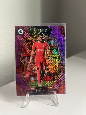 Luis Diaz Mezzanine Level Purple Mojo Liverpool 2022-23 Panini Select ...