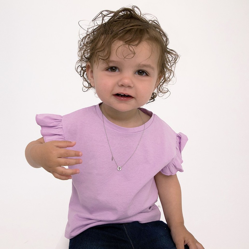 925 Sterling Silver Clear Small Cross Medal Cubic Zirconia Necklace for ...