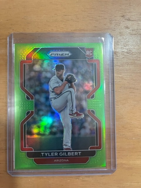 2022 Panini Prizm Tyler Gilbert Lime Green Prizm RC /125 #8 D-Backs | eBay