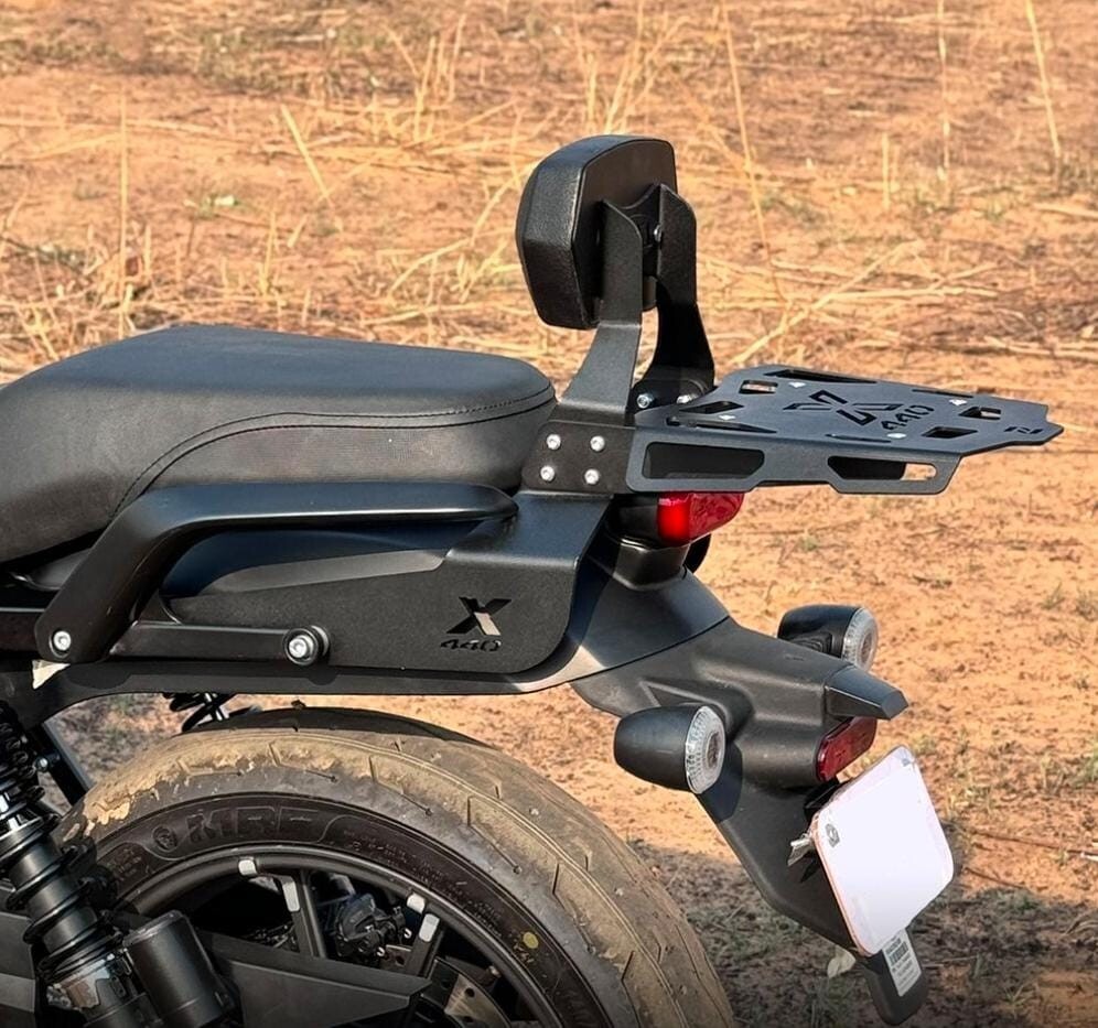 "TOP RACK WITH PILLION BACKREST, BLACK" FIT FOR HARLEY DAVIDSON X440 | eBay