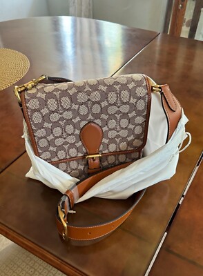 COACH JACQUARD CROSSBODY (read Description) | eBay