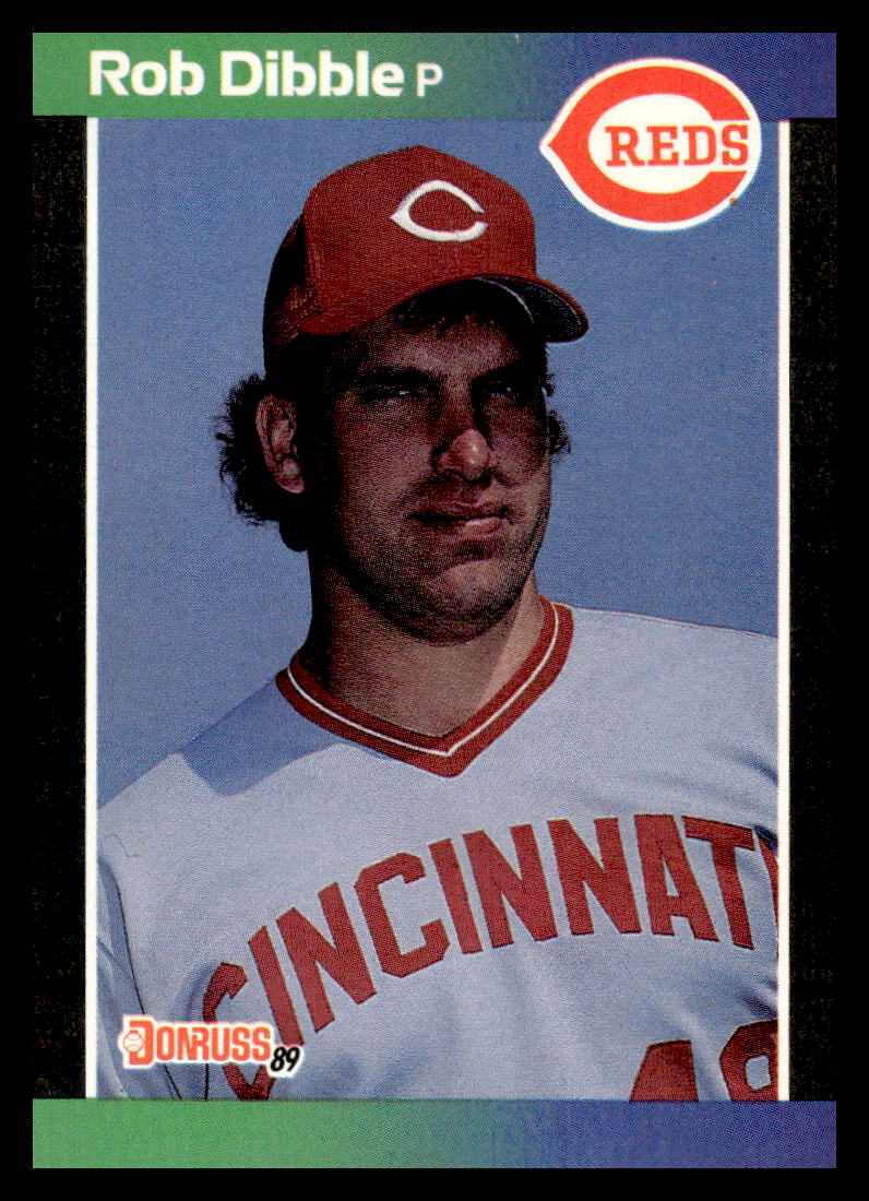 1989 Donruss #426 Rob Dibble Cincinnati Reds Rookie Baseball Card NM RC ...