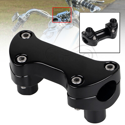 1 1/2" Tall Handlebar Risers Top Clamp For Harley Dyna Wide Glide ...