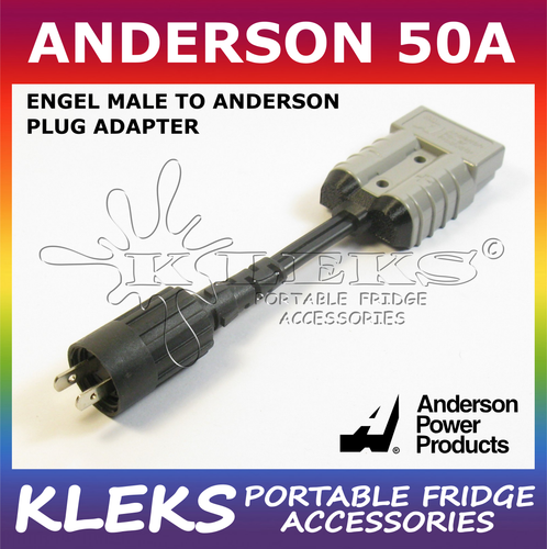 Genuine Anderson 50A Connector To ENGEL Male Plug 12V DC Cable Cord ...