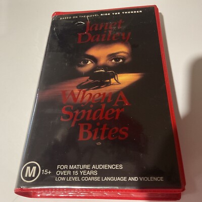 WHEN A SPIDER BITES VINTAGE 1993 EX RENTAL VHS VIDEO TAPE. CLAMSHELL ...