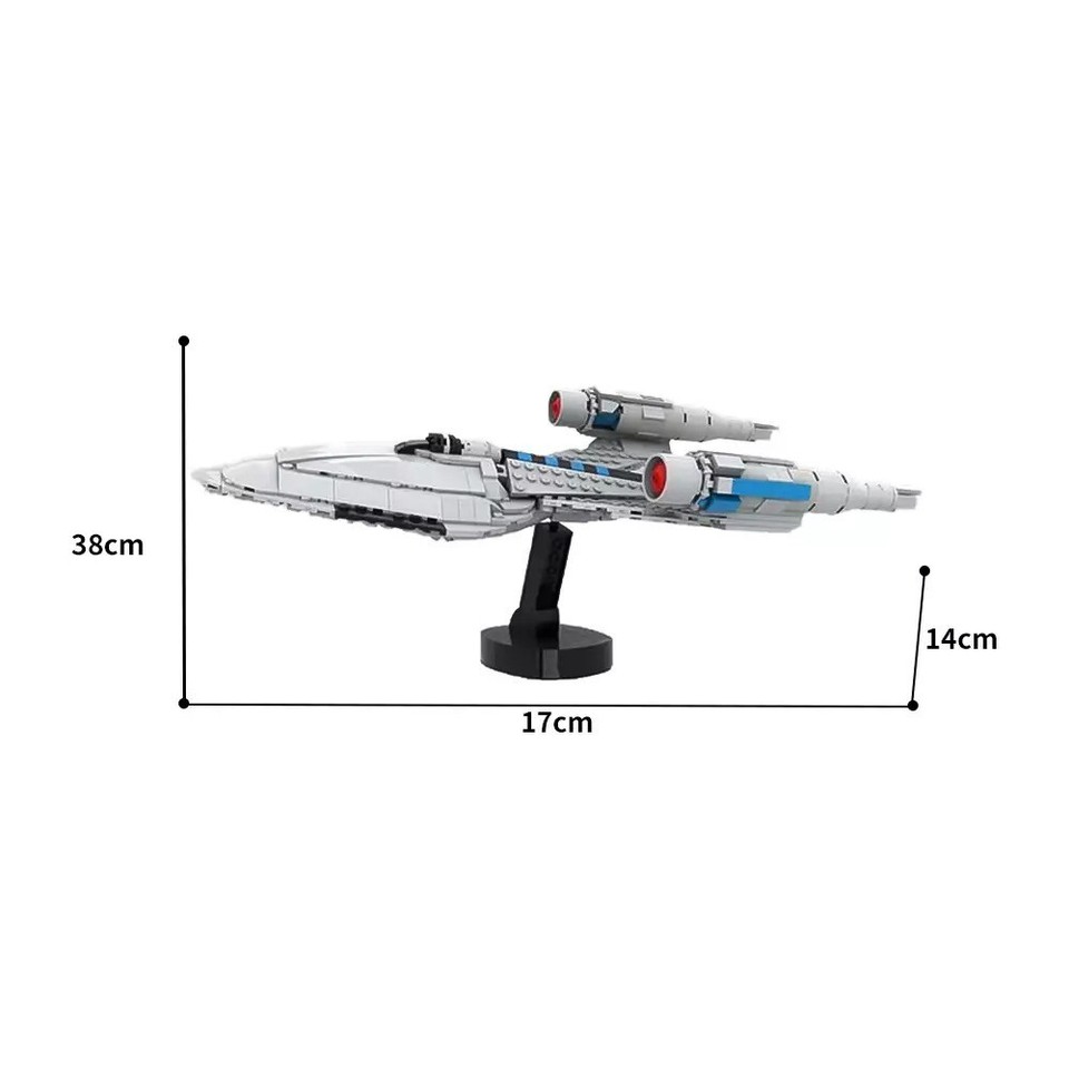Star Trek USS Protostar NX-76884 Starship Model 491 pcs MOC Building ...