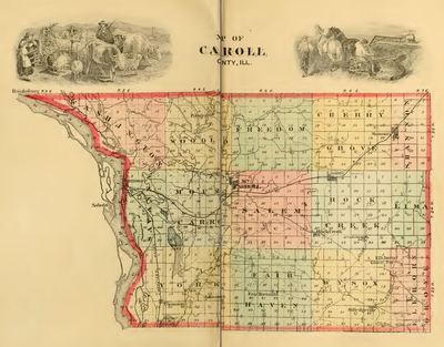 1878 CARROLL County Illinois IL, History & Genealogy, Ancestry Family ...