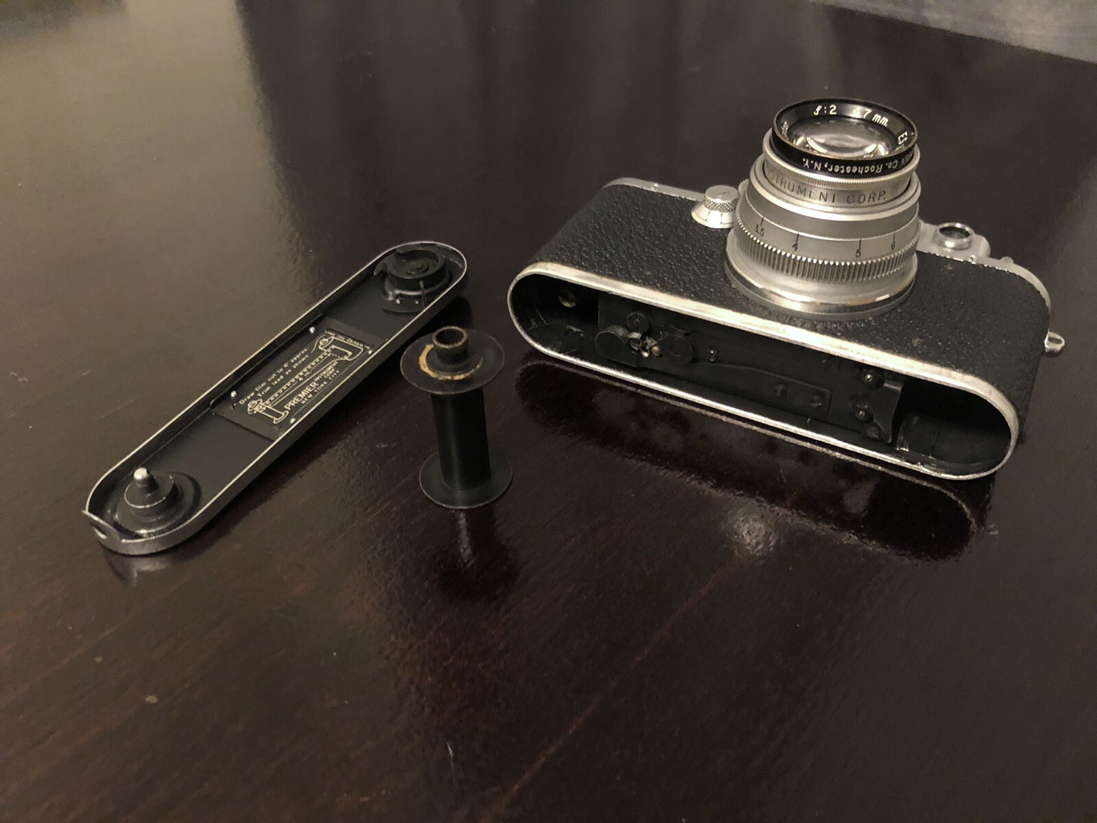 Kardon Civilian Camera w/ Kodak Ektar 47mm f2 LTM Leica 50mm IIIB IIIF ...