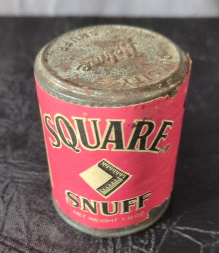 Vintage Square Snuff collectible antique tin | eBay