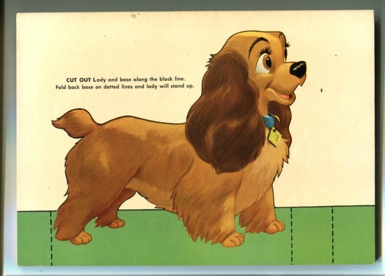 WALT DISNEY'S LADY AND THE TRAMP #1-1955- CARTOON-SOUTHERN STATES-vf ...