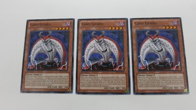 3x CARD GUARD MONSTER PLAYSET 1ST EDITION BP01-EN162 COMMON YUGIOH NM ...
