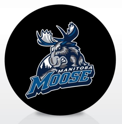 AHL TEAM LOGO style MANITOBA MOOSE 2015-2019 PUCK NEW TEAM JETS - #DL_# ...