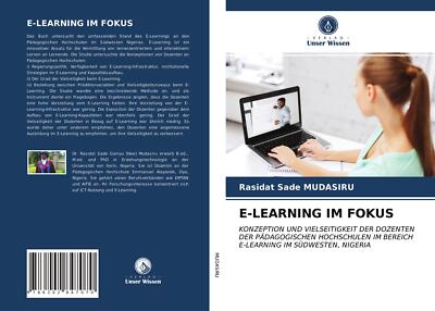 E-LEARNING IM FOKUS | Buch | 9786202847070 | eBay.de