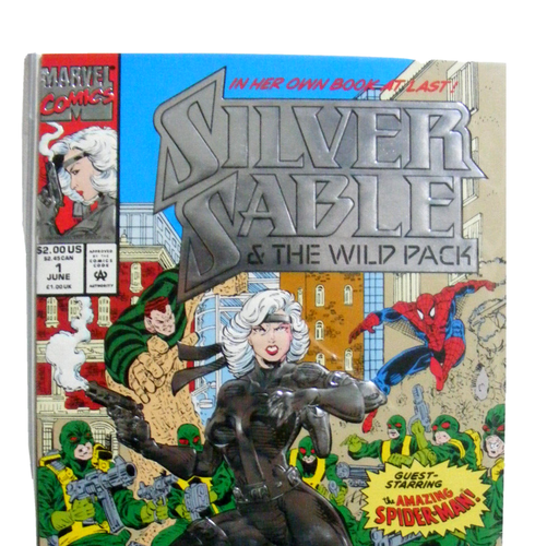 COMIC SILVER SABLE #1 +THE THE AMAZING SPIDER MAN #265 V/G SILVE ...