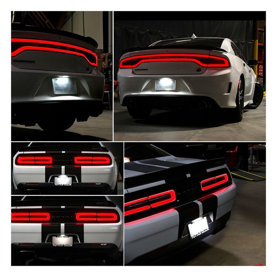 LED License Plate Light Lamp For Dodge Assembly Challenger Charger ...