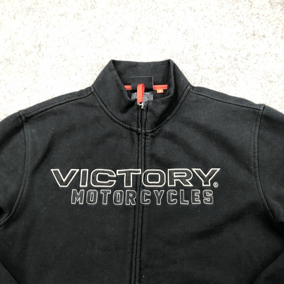 Victory Motorcycles Jacket Mens Medium Full Zip Biker Racing ...