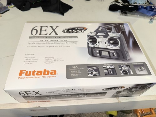 Futaba 6EX 2.4GHz SS radio control system with R606FS receiver. | eBay